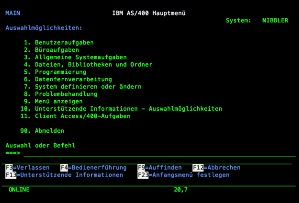 About Green Screens and mouse-clickable UIs - Try-AS/400
